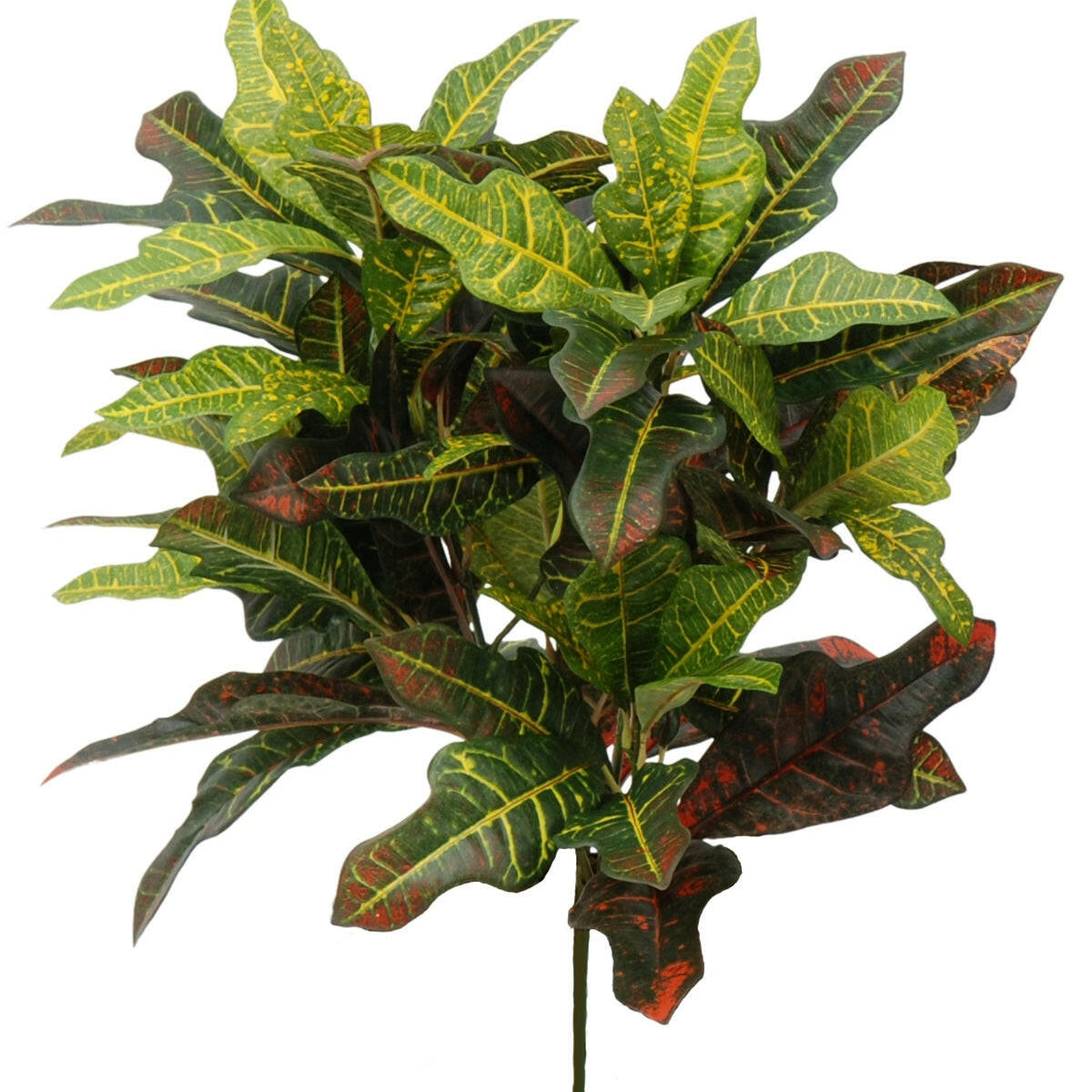 Artificial Silk Croton Spray FR – Just Artificial