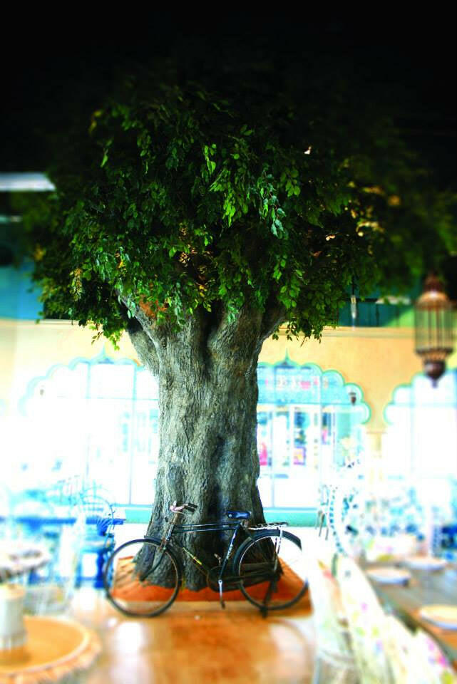 Deluxe Artificial Silk Hand Built Bespoke Column Wrap Ficus Tree – Just ...