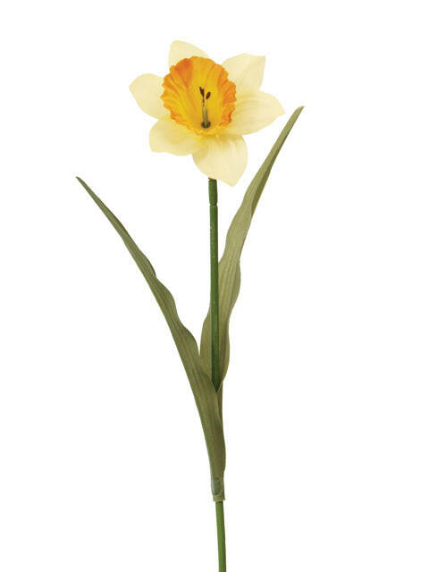 Artificial Silk Daffodil Single Stem – Just Artificial