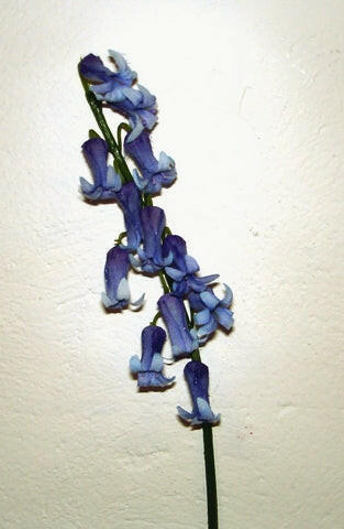 Artificial silk Blue Bluebell Single Stem – Just Artificial