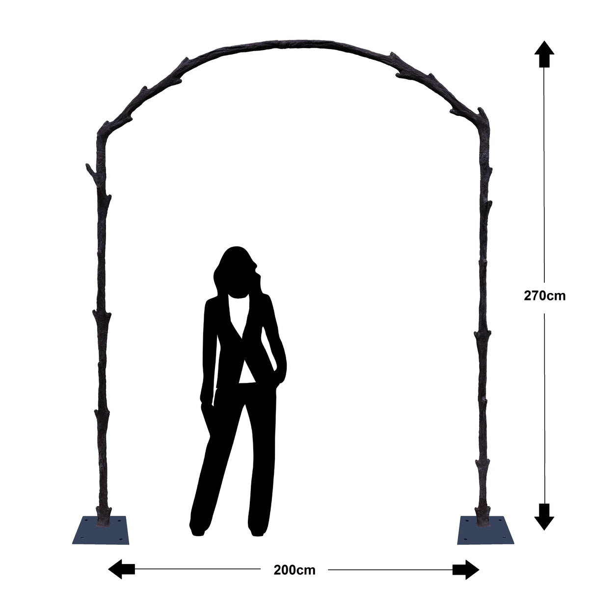 Artificial Interchangeable Arch Tree (Trunk only) 2.7m – Just Artificial
