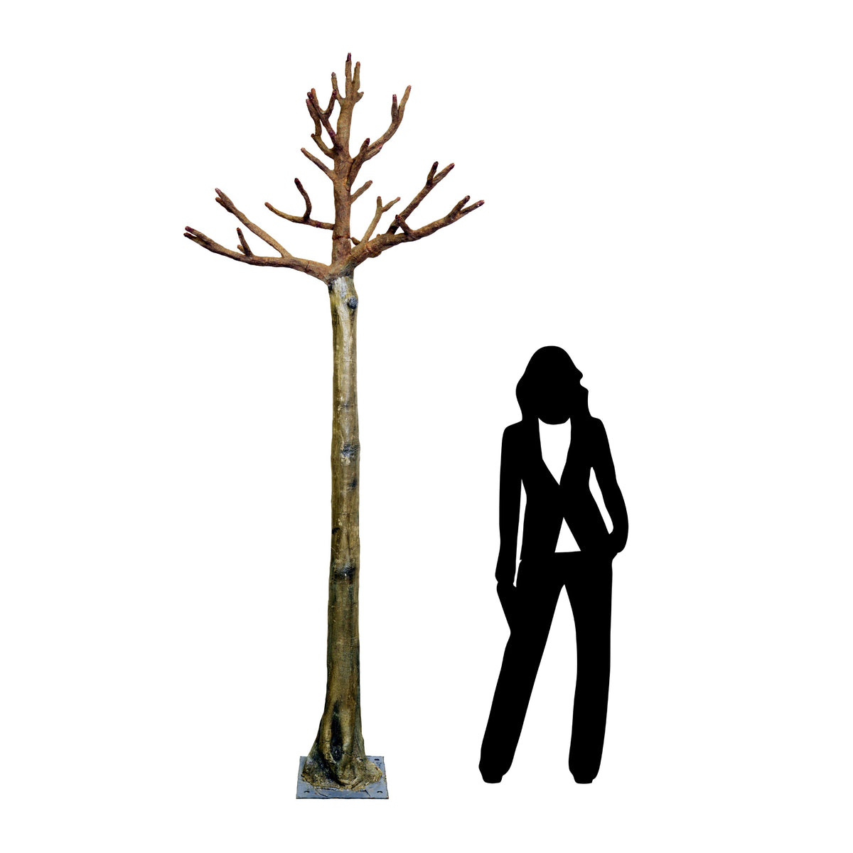 Artificial Interchangeable Round Canopy Branch Tree (Trunk only) 2.8m ...